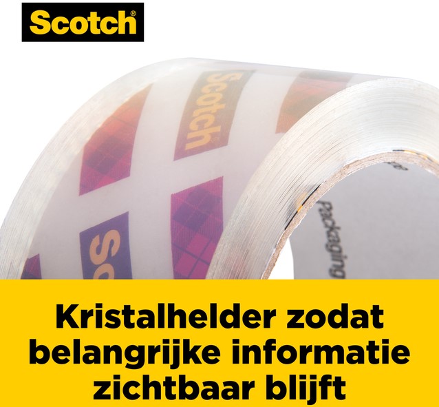 Verpakkingstape Scotch Box Lock 3950-EF 3 stuk 3 Rol bij Buropoint