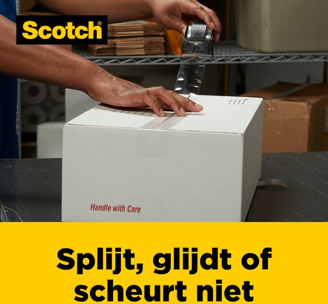 Verpakkingstape Scotch Box Lock 3950-EF 3 stuk 3 Rol bij Buropoint